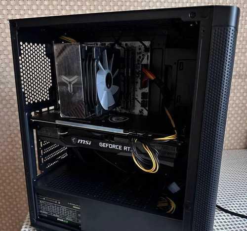 Новый игровой компьютер, Ryzen r5 5600,msi 3060ti