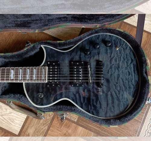 Электрогитара ESP LTD EC 1000 Piezo Delux qm stblk