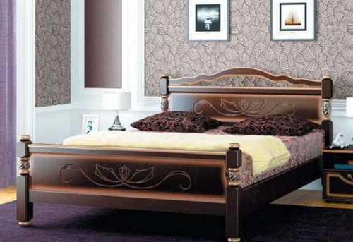 Кровать "Карина 5" массив 1400/2000