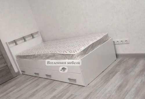 Новая односпальная кровать 90x200