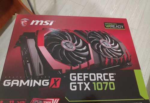 Видеокарта MSI GTX 1070