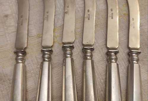 Ножи серебряные десертные старинные