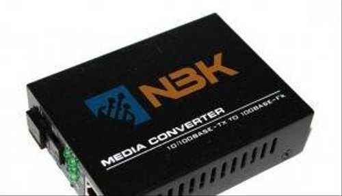 Медиаконвертер NBK NB-120B, 10/100M, WDM 1550/1310