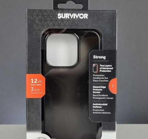 Survivor Strong MagSafe 14 Pro / 14 Pro Max Black