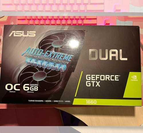 Видеокарта Asus dual 1660