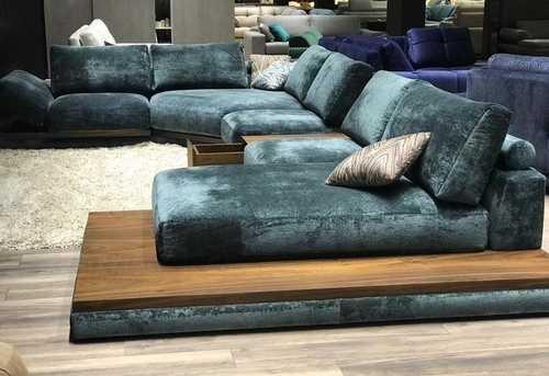 Шикарный угловой диван,новый