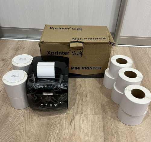 Термопринтер этикеток xprinter xp 365b