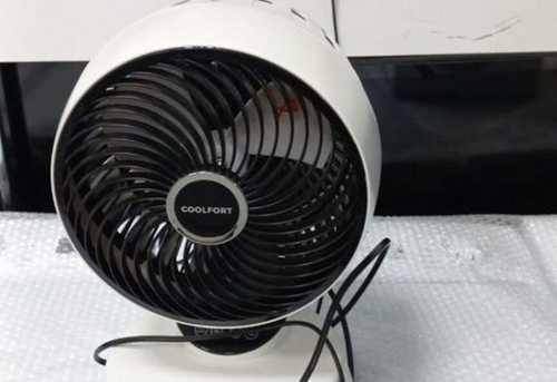 Настольный вентилятор Coolfort CF-2003, белый/черн