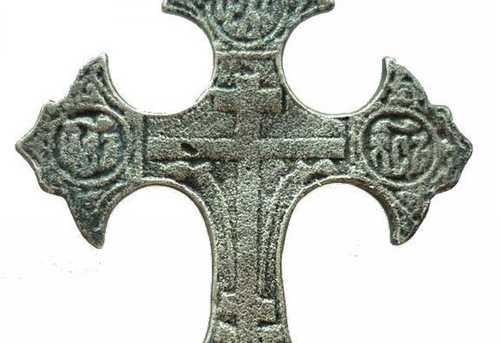 Крест нательный, серебро 17 век