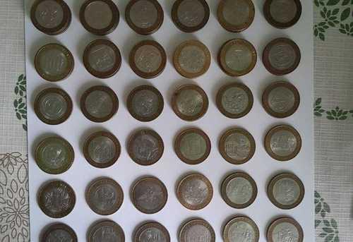 Юбилейные монеты биметалл 10