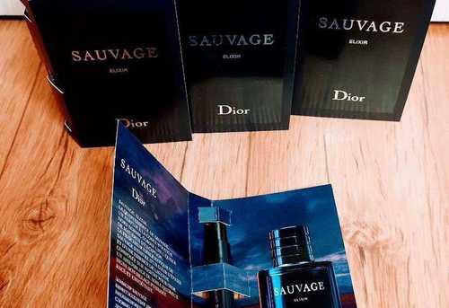 Пробники Мужских Духов dior sauvage elixir parfum