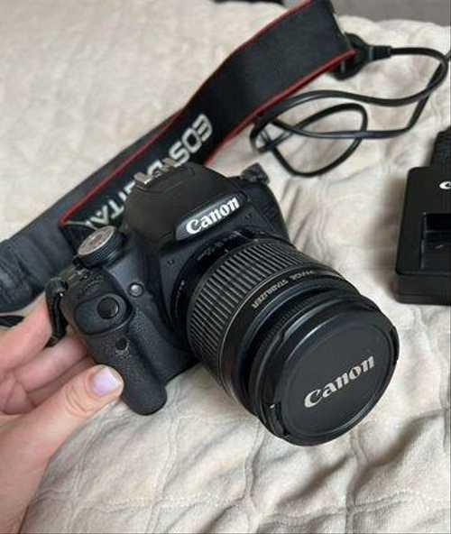 Зеркальный фотоаппарат Canon eos 500d kit