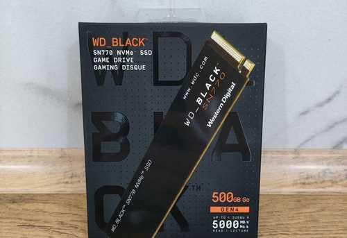 SSD накопитель WD Black SN770 M.2 2280 500 гб