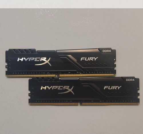 Оперативная память ddr4 HyperX Fury 32 Gb 3200 MHz