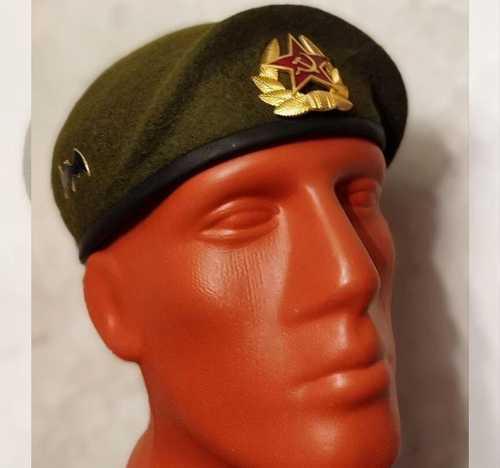 Берет отбитый оливковый