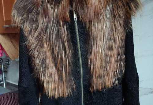 Меховая куртка из каракуля и лисы, Италия