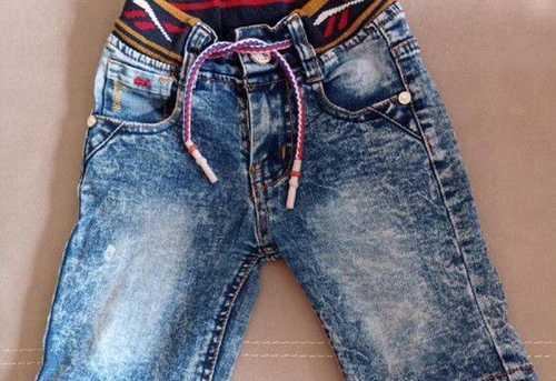 Шорты-бриджи джинсовые р-р 92-100