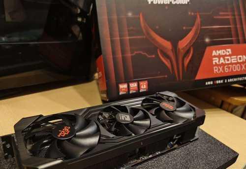 Видеокарта PowerColor RX 6700 XT Red Devil