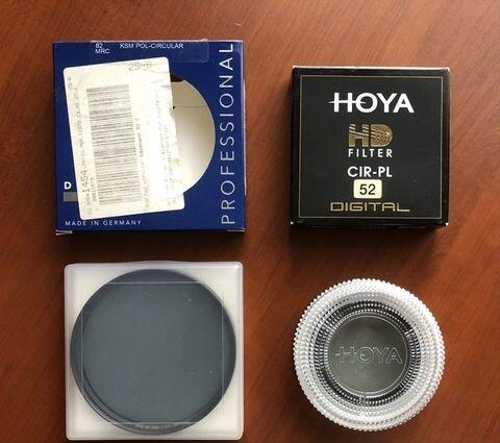 Фильтры B+W 82 мм и Hoya 52 мм для камеры