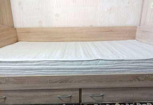 Кровать фабрики Лером с ортопедическим матрасом
