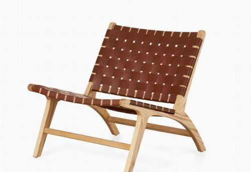 Дизайнерский Кресло с седельной кожей
