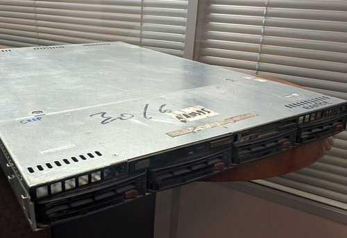 Сервер SuperMicro 6014H-82 и HP DL360 G5