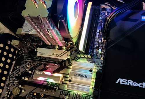 Asrock z590 pro4 core i7-10700 16Gb ddr4