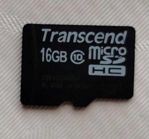 Карта памяти microsd 16гб класс10