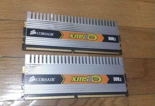 Corsair 2 по 1GB ddr2 800мгц