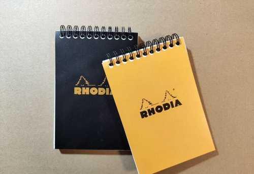 Блокноты Rhodia в клетку (формат А6, 2шт)