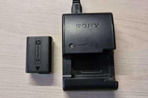 Зарядное устройство и акк для фотоаппарата sony