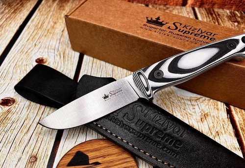 Нож Kizlyar Supreme Santi AUS-8 SW (StoneWash, G10