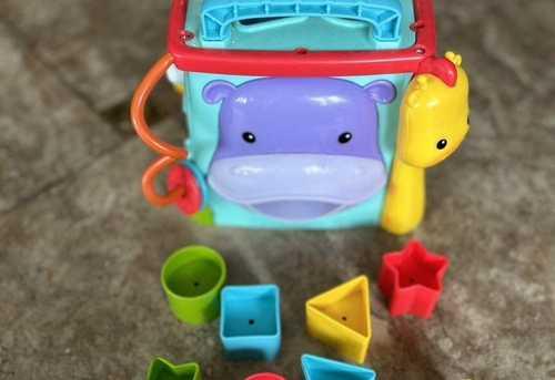 Музыкальнаый куб сортер fisher price