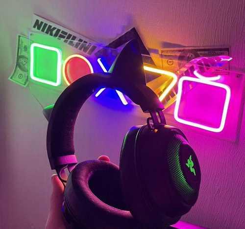 Игровые наушники razer kraken kitty