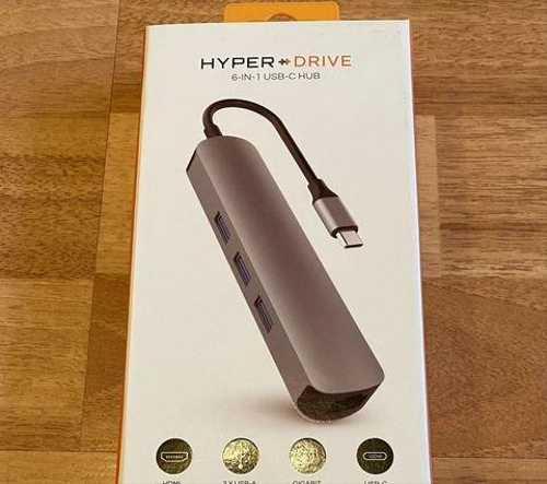 Хаб USB HyperDrive Hyper 6-in-1 USB-C Hub