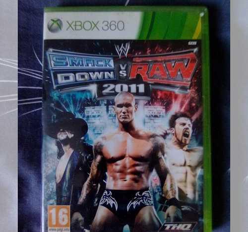 Игра для приставки xbox 360 Smack down vs Raw 2011