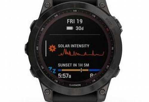 Умные часы Garmin Fenix 7 Sapphire Solar, титановы