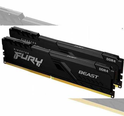 Оперативная память ddr4 Kingston fury Beast 2х8gb