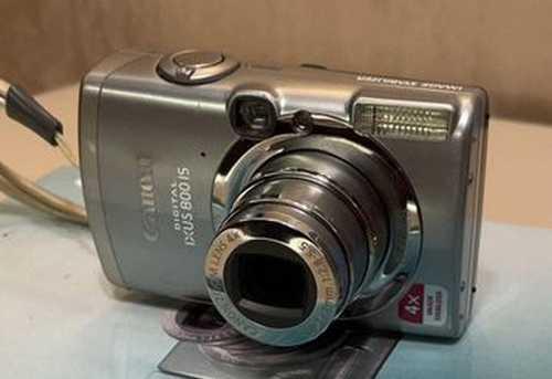 Компактный фотоаппарат canon ixus 800is
