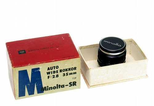 Minolta Auto W.Rokkor-HG 35mm f2.8