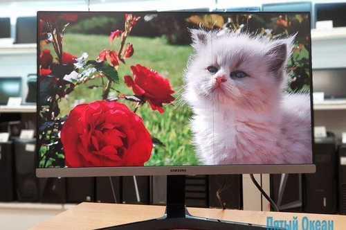 Монитор 24" Samsung ls24f354fhi PLS LED c полосами