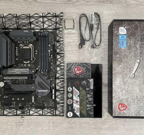 Комплект msi z590 torpedo+11400f