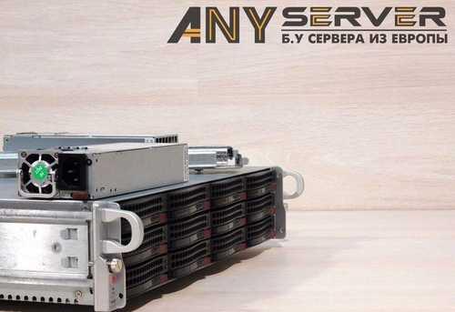 Сервер Supermicro 6028U 2x E5-2650v4 512Gb 12LFF