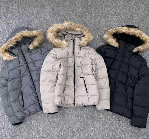 Пуховик с мехом Alaska Puffer Balenciaga Type y2k