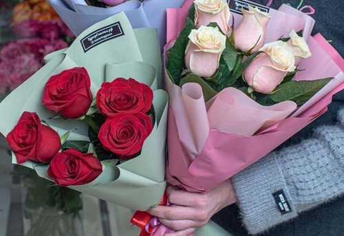 Цветы с доставкой Розы Большие букеты