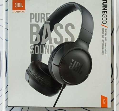 Проводные наушники JBL Tune 500, черные