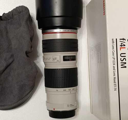 Canon EF 70-200mm f/4L USM телевик Элька