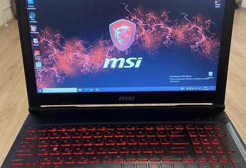 Игровой ноутбук MSI GL 63 8RCS