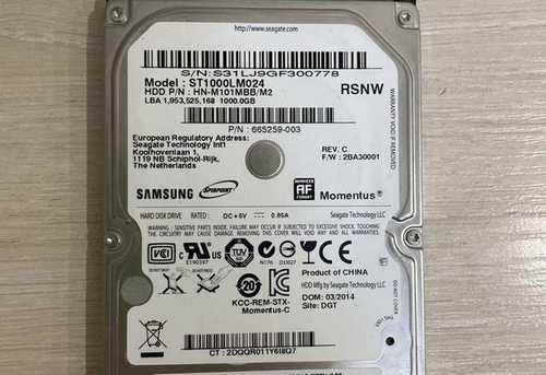 Жесткий диск Samsung 1 тб