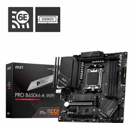 Материнская плата AM5 MSI PRO B650M-A wifi